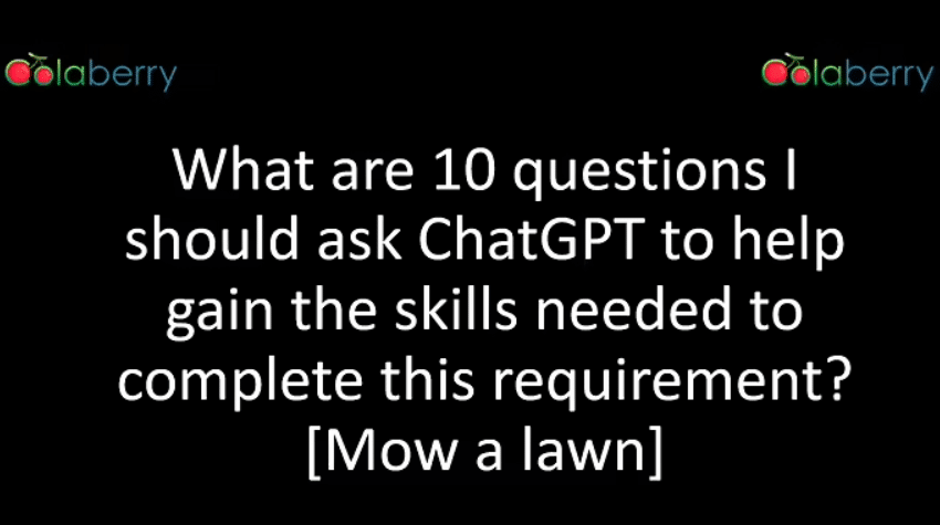 The One Question to Ask Chat GPT to Excel in Any Job